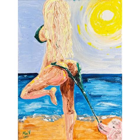 EROTIC NUDITY ART Naked Woman ORIGINAL Oil Painting Erotic Art Erotic
