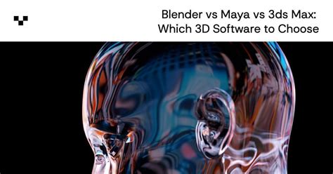 Collectie Maya Vs 3Ds Max Vs Blender
