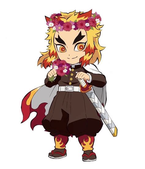 Kyojuro Rengoku Chibi Chibi Slayer Anime Anime Demon