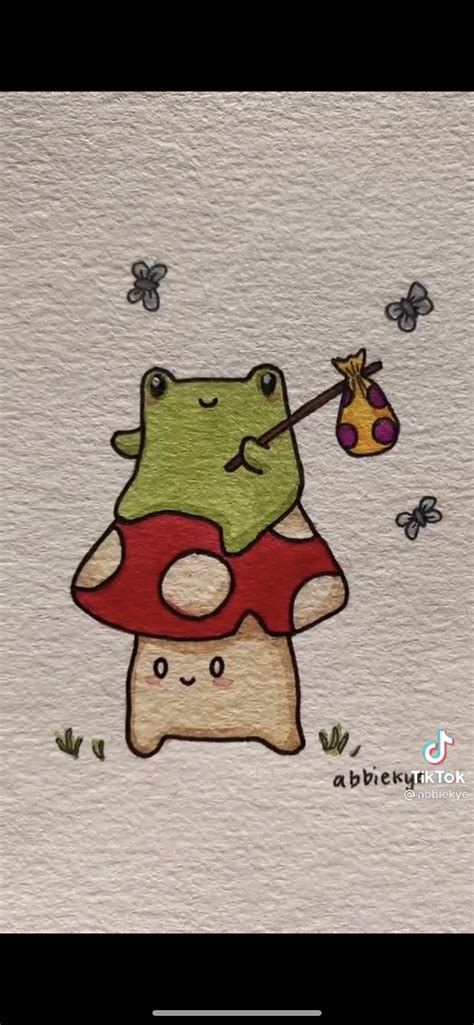 Cute Easy Drawings Mini Drawings Sketches Easy Frog Sketch Frog