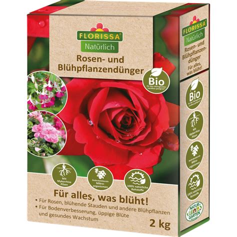 Florissa Engrais Organique Pour Rosiers Plantes Fleuries 2 Kg