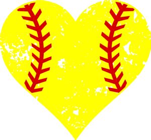 Softball Heart Png Free Png Images