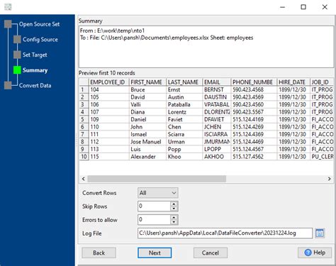 convert and combine multiple xml files into 1 excel file