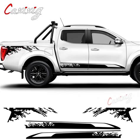 Pcs Car Side Door Stickers For Nissan Navara Np Auto Accessories