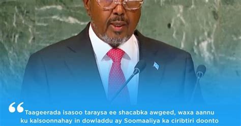 Madaxweyne Xasan Sheekh Oo Ka Hadlay Guulaha CXDS Ay Ka Gaareen