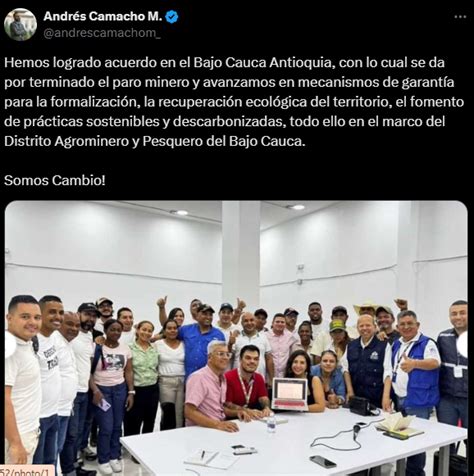 EN VIVO Paro De Campesinos Y Mineros Gobierno Anuncia Que Se Da Por