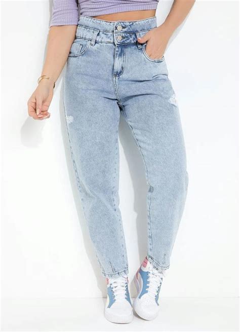 Cal A Jeans Clara Slouchy Bolsos Sawary Queima De Estoque