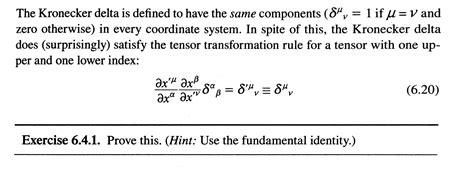 solved the kronecker delta is defined to have the same