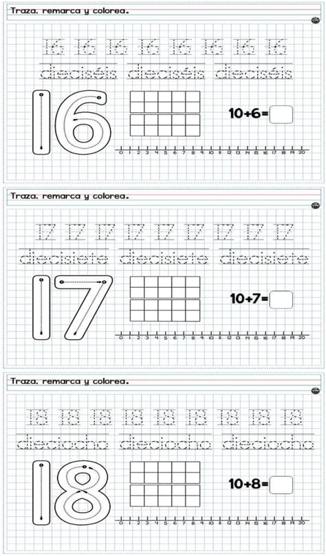 Cuaderno de Tareas para Aprender los Números Mundo de Rukkia