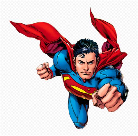 Hd Superman Flying Front View Comic Png Citypng