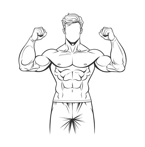 Ilustração de linha simples preto e branco de um desenho de