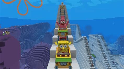 Spongebob Minecraft Spongebob Minecraft Roller Coaster Discover