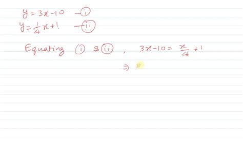 solved determine algebraically any point s of intersection of the graphs of the equations