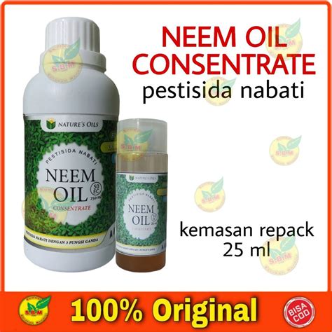 Jual NEEM OIL Konsentrat 25 Ml Insektisida Fungisida Anti Tungau