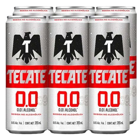 Cerveza Sin Alcohol Tecate 0 0 24 Pack Lata 355 Ml GuateSelectos