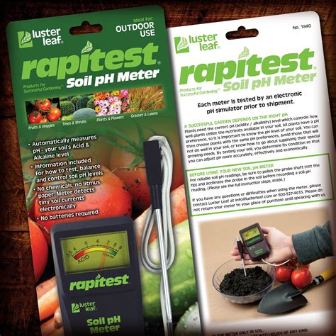 Buy Luster Leaf Rapitest Soil PH Meter Online At Lowest Price In Ubuy