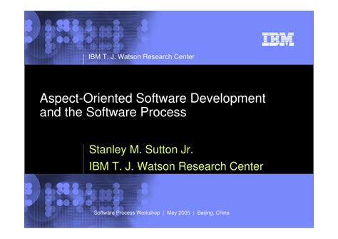 pdf aspect oriented software development