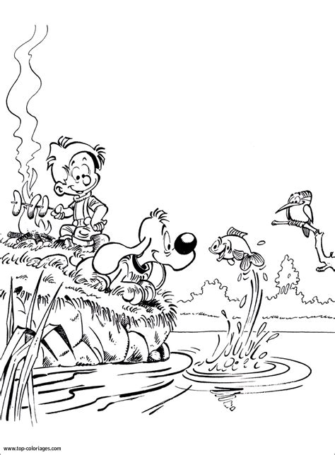 Coloriage Barbecue Pour Boule Et Bill