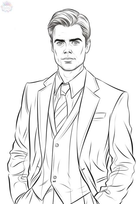 Dibujos De Hombres Para Colorear