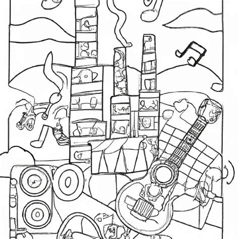 7 Desenhos sobre Poluição Sonora para Imprimir e Colorir