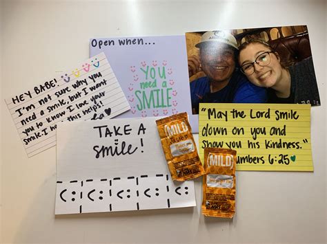 Open When You Need A Smile Diy Birthday Gifts For Friends Cute