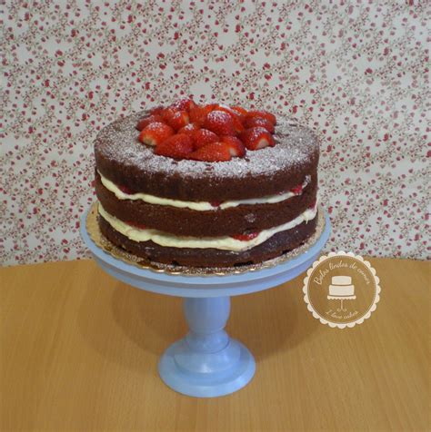 Bolos Lindos De Comer Naked Cake Chocolate E Morangos II Chocolate