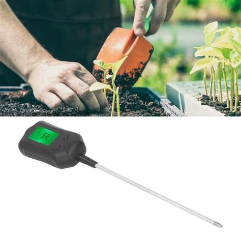 VGEBY Testeur de Sol 4 en 1 pH du sol Détecteur d Humidité Lumière