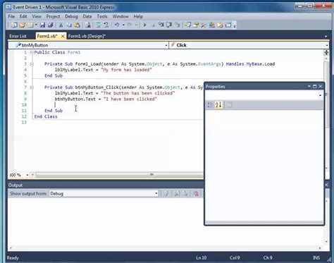 event driven programming 1 youtube