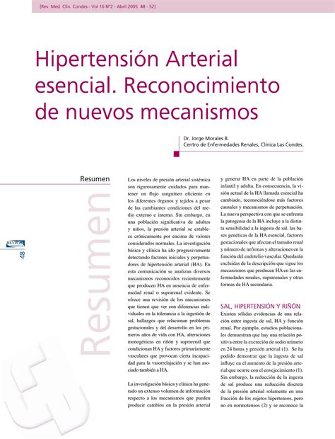 SOLUTION Hipertension Arterial Esencial Reconocimiento De Nuevos