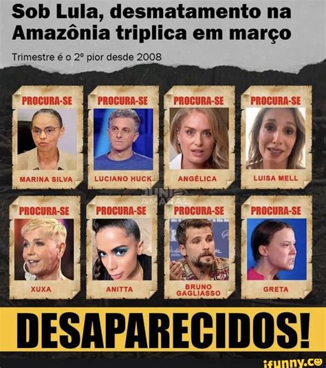 Sob Lula desmatamento na Amazônia triplica em março Trimestre e o pior
