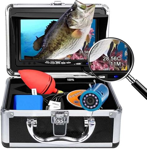Caméra de Pêche sous Marine Détecteur de Poisson à écran LCD 10 1