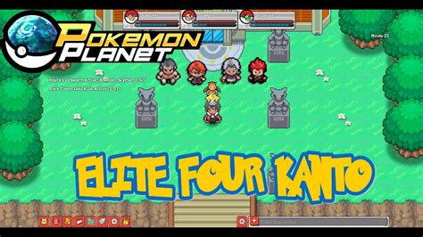 Pok Mon Planet Kanto Elite Four Youtube