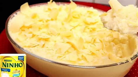 Receita De P O Leite Delicie Se Sobremesa Gelada De Leite Ninho