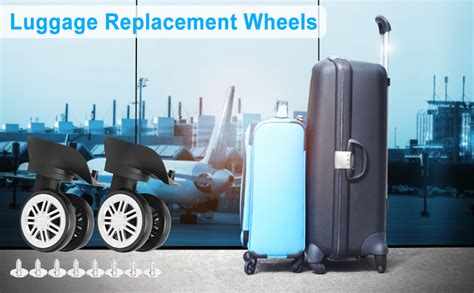 1 Paire De Roues De Rechange Pour Bagages Roues De Rechange Pour Valise