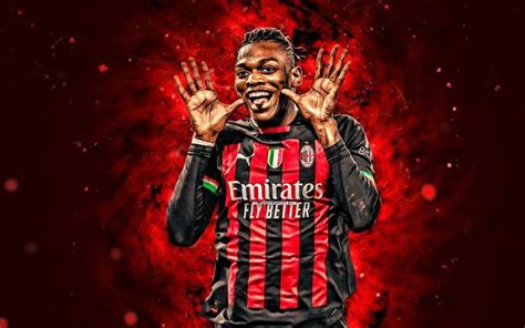 Rafael Leao 4k Wallpaper Ac Milan Football Player