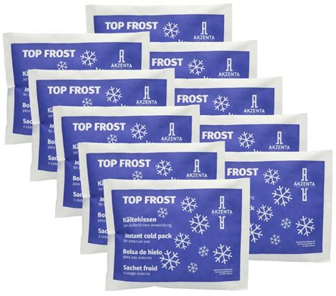 SUCHY LÓD 100g ZIMNY KOMPRES OKŁAD CHŁODZĄCY NA KONTUZJE TOP FROST 10