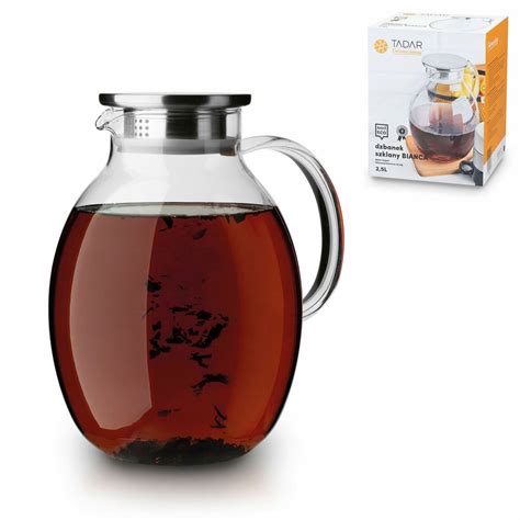 Szklany DZBANEK DO LEMONIADY herbaty żaroodporny yg1b3532 Cena