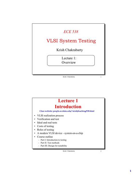 pdf vlsi system testing ~krish teaching ece538