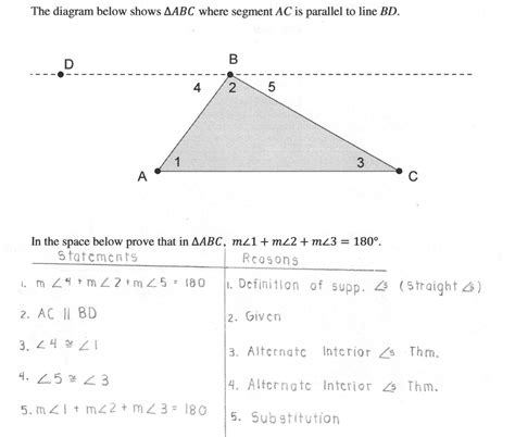 triangle sum proof