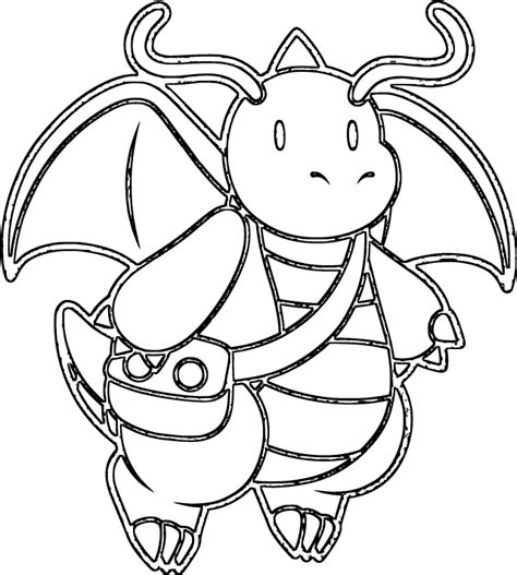 Dragonite Coloring Pages 100 Free Printable Fun