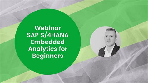 Webinar Sap S Hana Embedded Analytics For Beginners