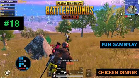 Hindi PUBG MOBILE 17 KILLS WITH NICE SQUAD AMAZING CHICKEN DINNER