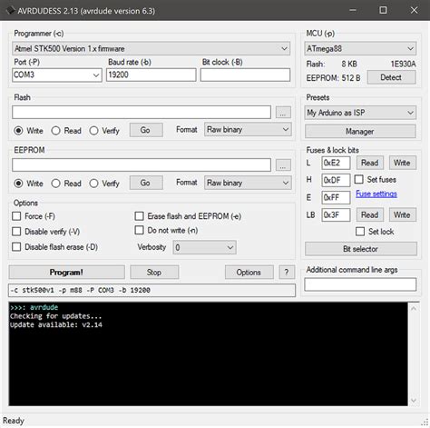 Arduino As Isp And AVRDudess Avrdude Stk500 Bootloader Issues