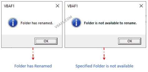 Vba Rename Folder Or Directory Explained With Examples Vbaf