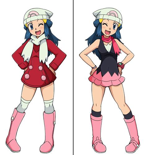 Dawn Pokemon And 2 More Drawn By Kuro Hopper Danbooru