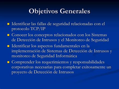 PPT Introducción a los Sistemas de detección de Intrusos IDS y