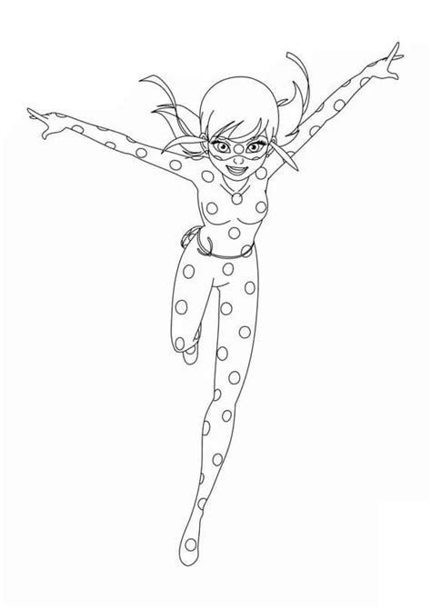 Marinette Coloring Page Ladybug