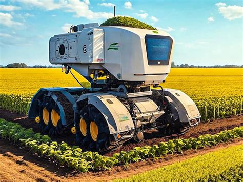 Un Robot Agr Cola Impulsado Por Ia Que Cuida Los Cultivos Foto Premium