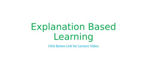 pdf explanation based learning