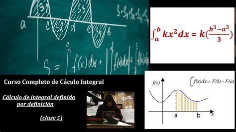 Cálculo Integral Desarrollo integral usando la definición formal de